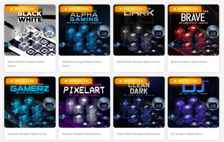 Top 5 Packs for Stream Deck Icons - Steam Deck Wallpapers | StreamerStartup