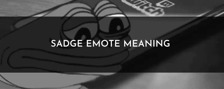 Sadge Emote Meaning and Origin | StreamerStartup